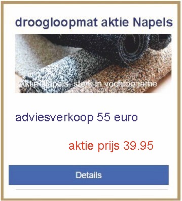 Kokosmat, droogloopmat en schoonloopmat, deurmat op maat.